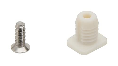 Silverline 8mm Plastic Hinge Dowel Inserts with Screws 50 Pcs | eBay