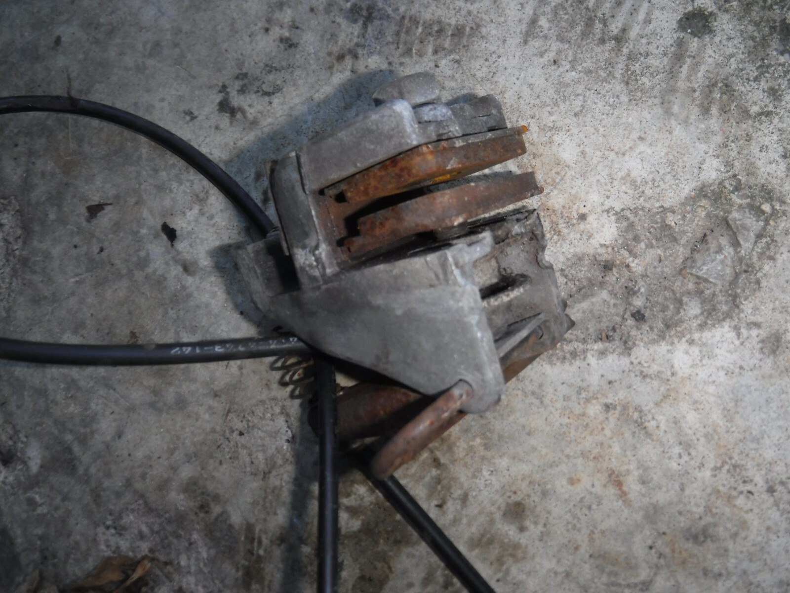 1983 Skidoo 5500 BLIZZARD MX snowmobile parts: BRAKE ASSEMBLY w cable ...