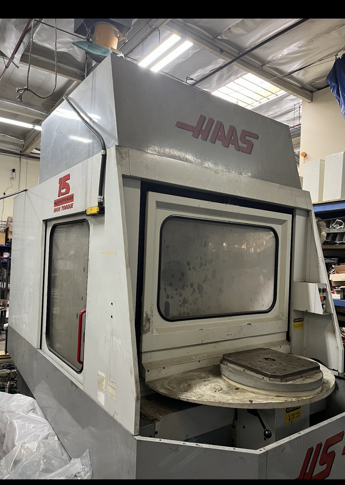 Haas Model HS-1 Horizontal Machining Center w/ CNC Control & 24 ...