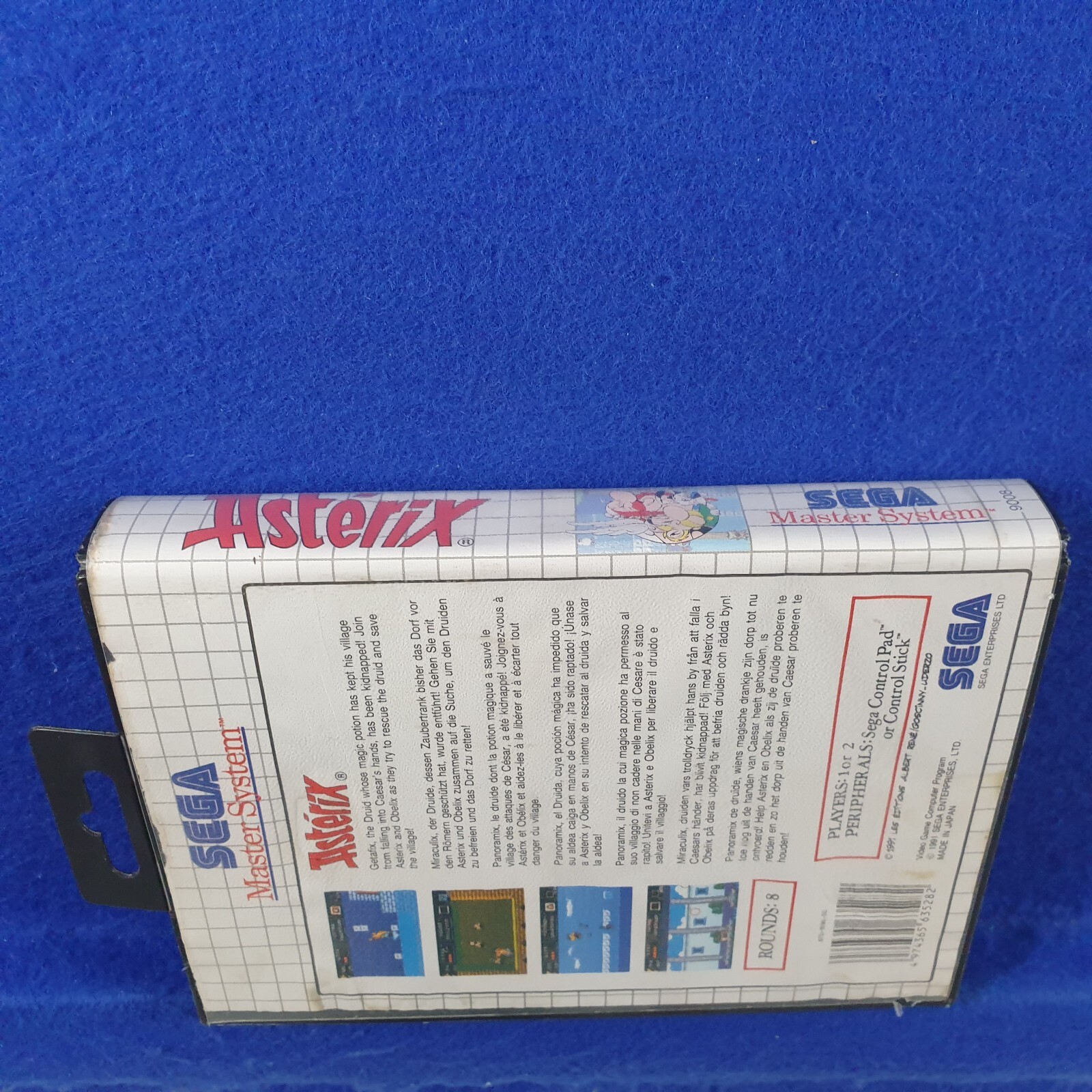 Master System ASTERIX Boxed & Complete PAL REGION FREE (Works in US) | eBay