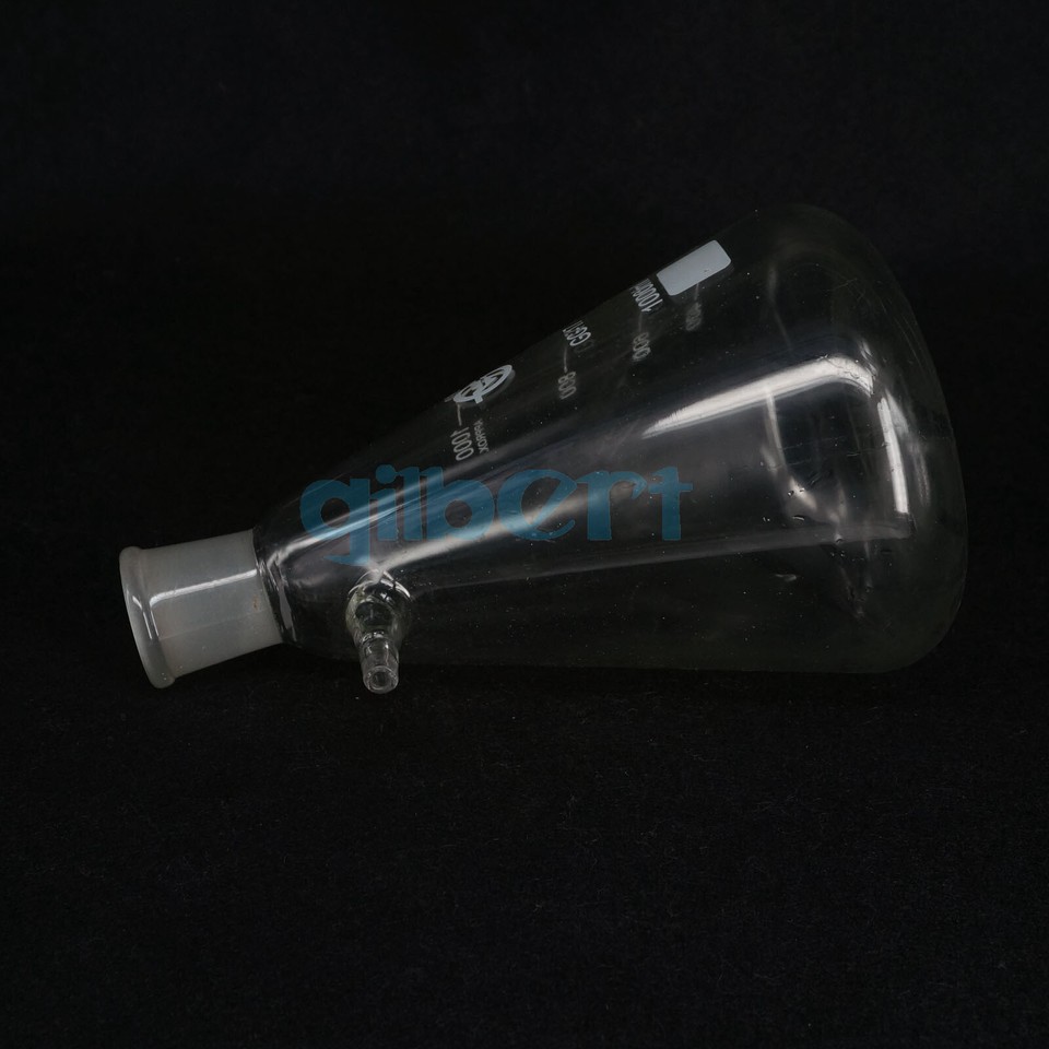 1000ml 29/32 Borosilicate Glass Joint Conical Filter Flask with Side ...
