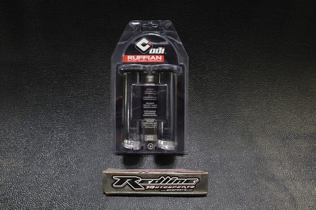 ODI - J30RFB-S - 130mm Ruffian ATV Lock-On Grips, Silver Clamp for sale ...