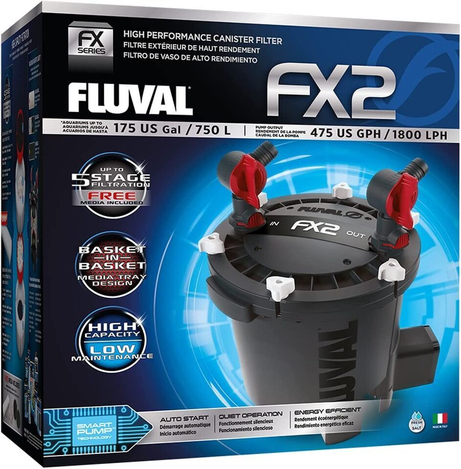 FLUVAL 107 207 307 407 FX2 FX4 FX6 EXTERNAL POWER FILTER + MEDIA And ...
