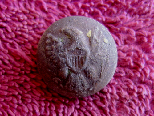 EXCAVATED CIVIL WAR INFANTRY EAGLE COAT & CUFF BUTTON (PORT HUDSON) | eBay