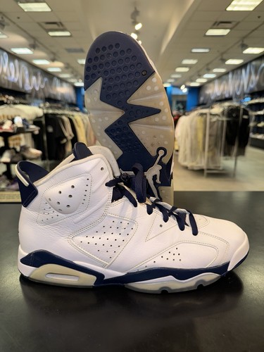 Air Jordan 6 Retro Midnight Navy (CT8529-141) Size 14 Men Pre Owned No ...