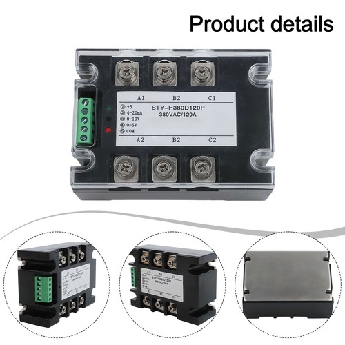 Three-Phase Voltage Regulator 380V Voltage Regulator 10K Potentiometer ...