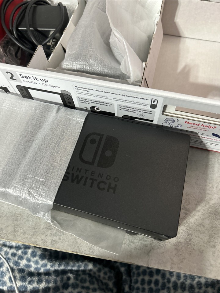 Nintendo Switch Gray Joy Cons 32GB Gaming Console - New Open Box Never ...