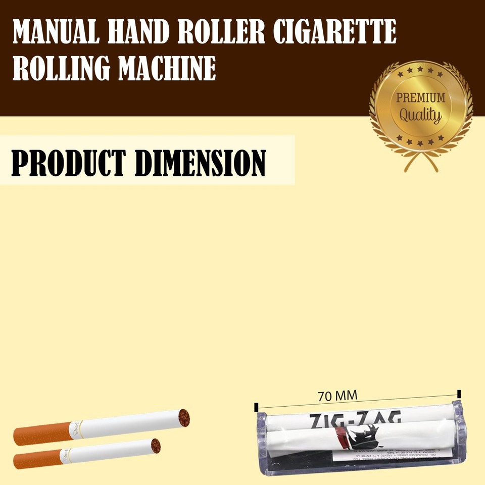 3 x Regular Size Zig Zag Automatic Cigarette Cig Tobacco Rolling Roller ...