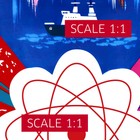 Soviet nuclear science, USSR, 1982 — Soviet retro poster, science ...