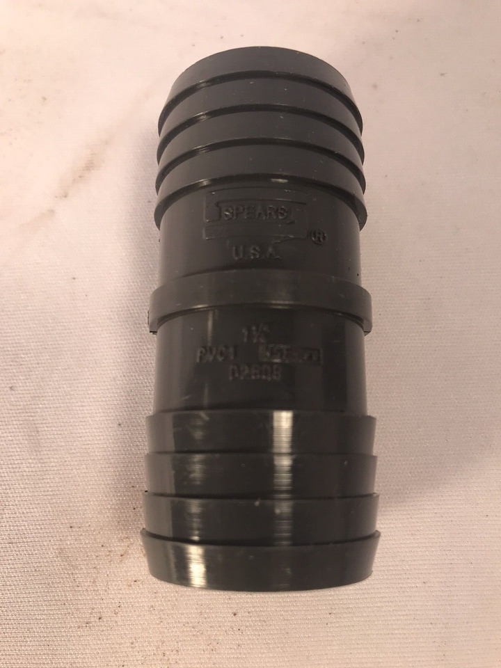 1-1/4" PVC Insert Coupling (Insert x Insert) - Lot of 2 | eBay