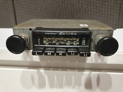 Becker Europa Vintage Car Stereo Youngtimer Radio for sale | eBay