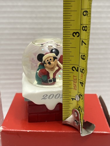2002 Disney Mickey Mouse Christmas Mini Snow Globe Exclusively JCPenney ...