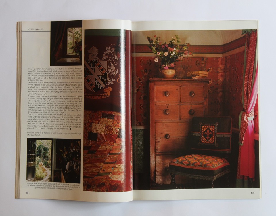 Vintage Country Living Magazine - Jan 1990 | eBay UK