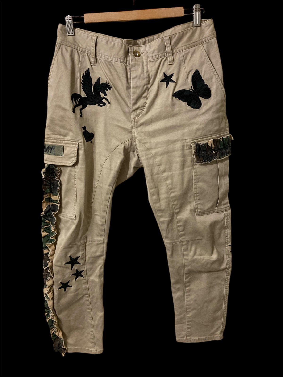 Replay Rare Customized Cargo Style Icons Army Pants S… - Gem