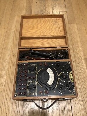 Vintage Supreme 339-S Radio Tube Tester With Accessories | eBay