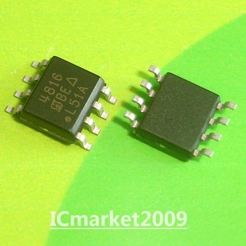 50 PCS SI4816DY SOP-8 SI4816 4816 Dual N-Channel 30-V (D-S) MOSFET ...