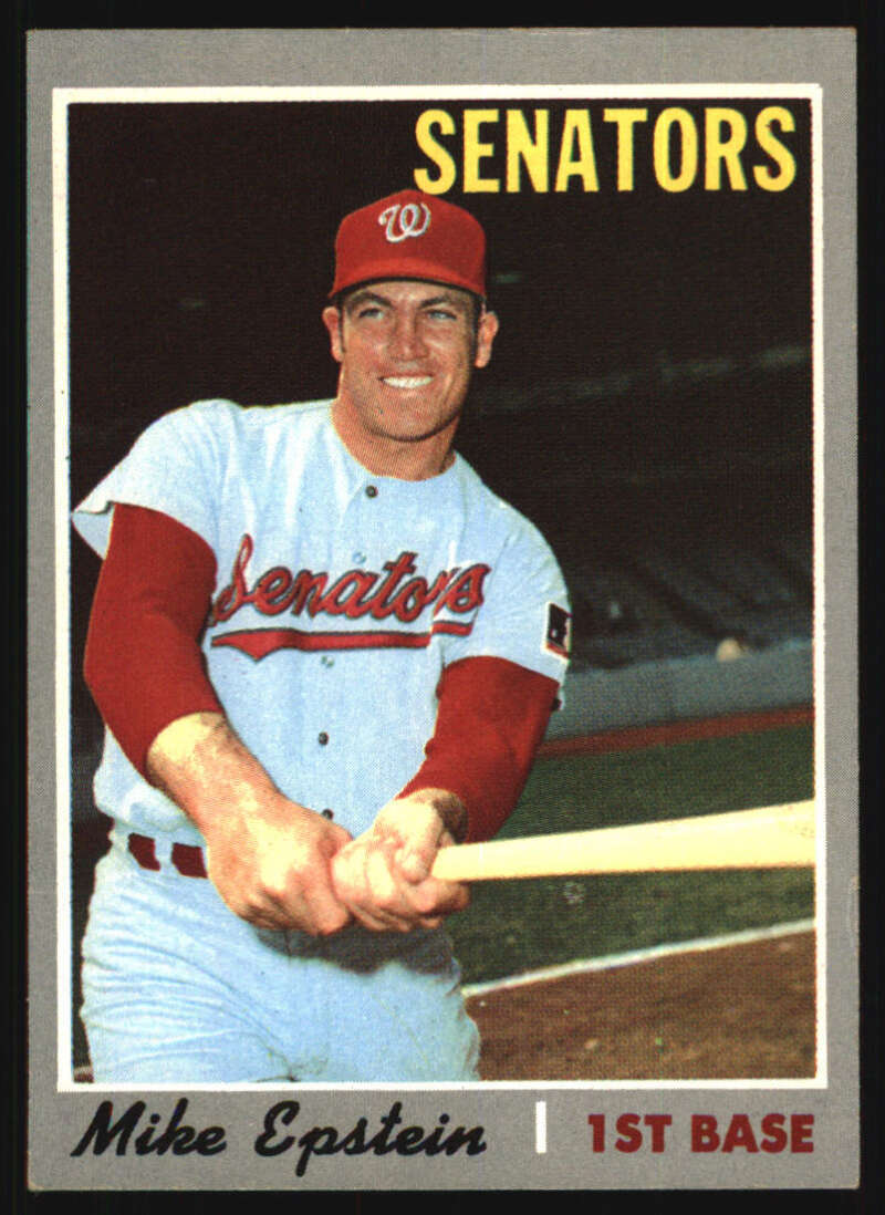 1970 Topps #235 Mike Epstein EX+ Senators 569345 | eBay