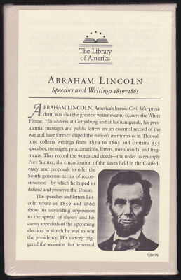 Abraham Lincoln Speeches & Writings 1859-1865 Library of America LOA 46 ...