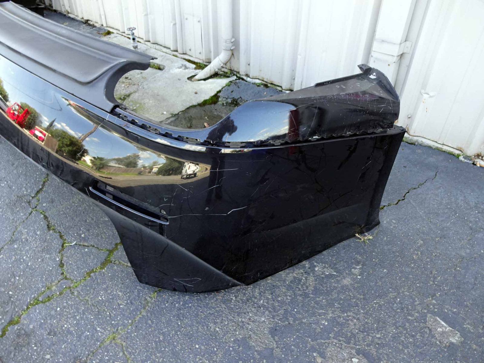 Maserati Ghibli M157 Rear Bumper Black Damaged Part# 673004365 A | eBay