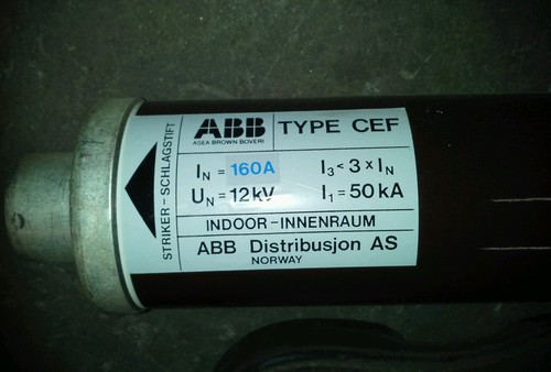 ABB type CEF 200A 12Kv Indoor fuse | eBay