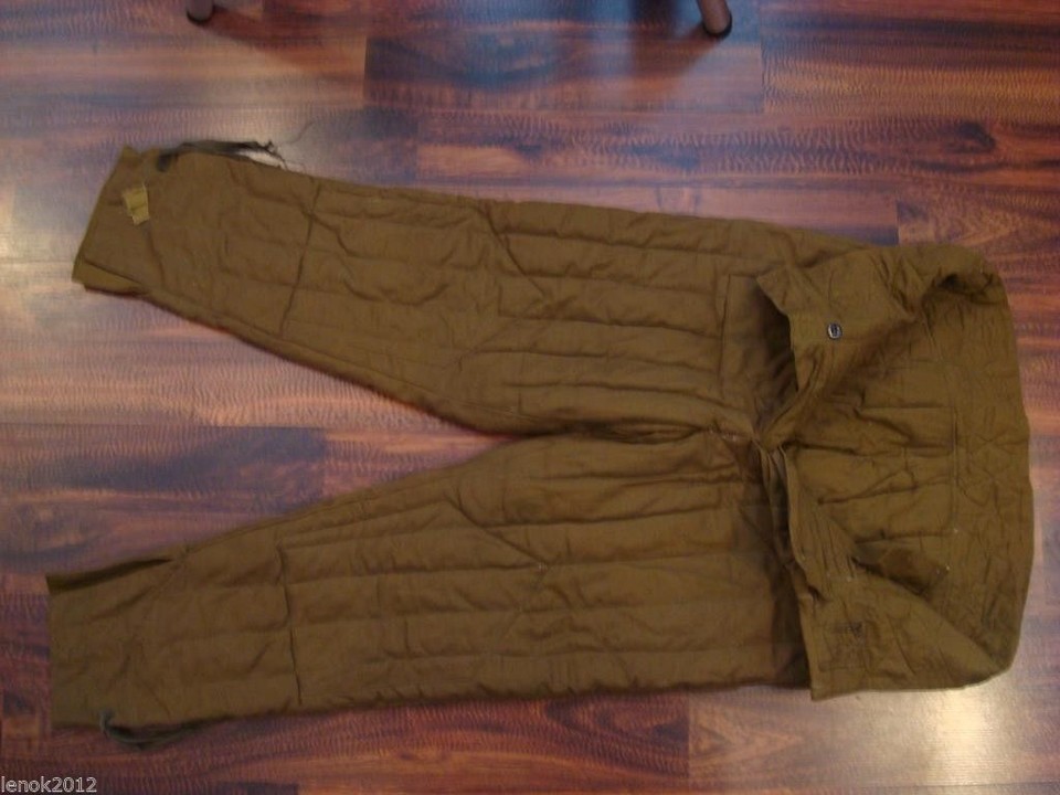 WINTER PANTS Telogreyka genuine Red Army soviet russian soldier WW II ...