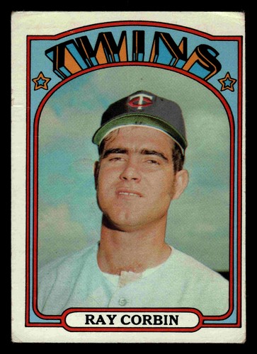 1972 Topps Ray Corbin #66 - Minnesota Twins | eBay