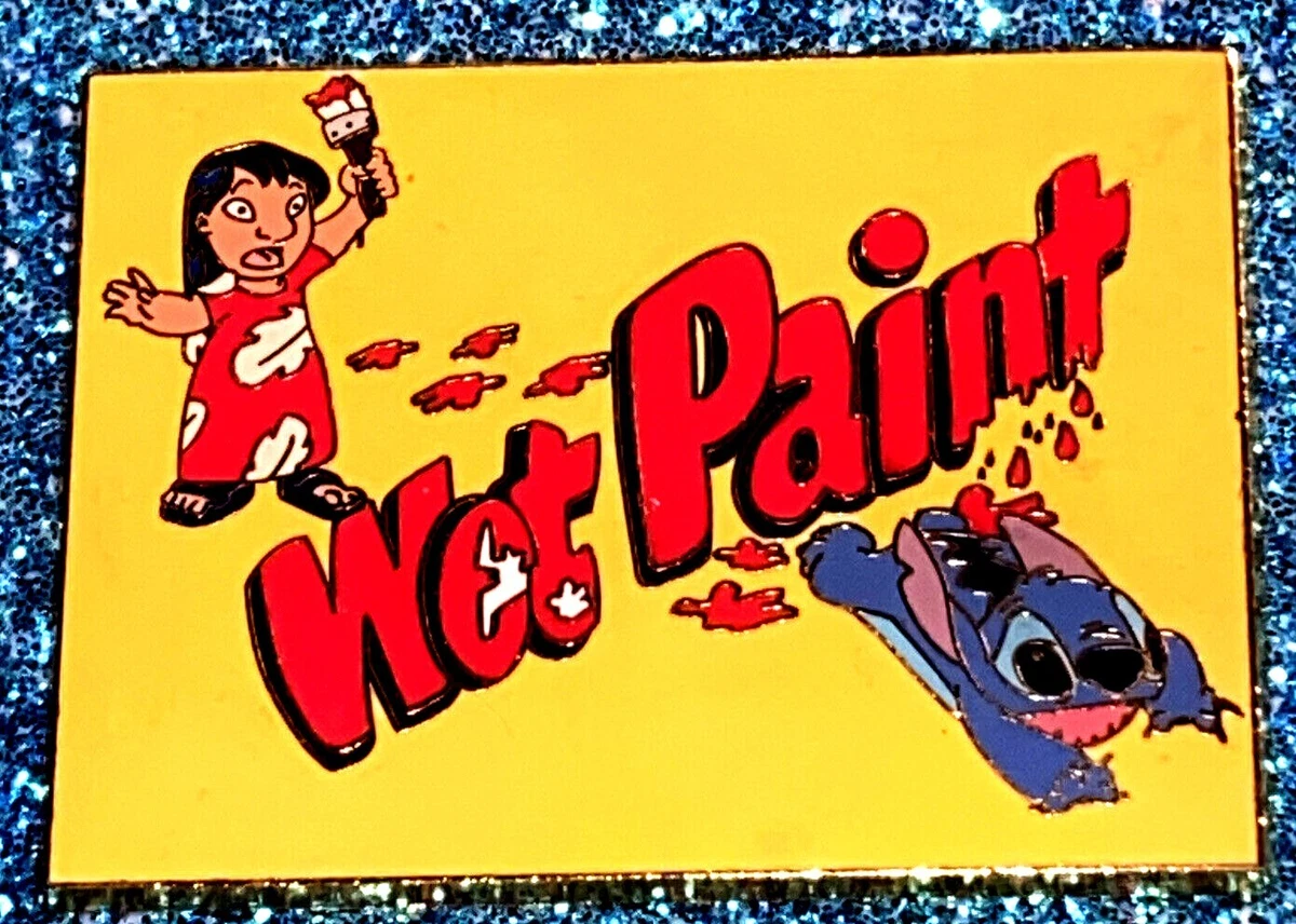 Disney Wet Paint Sign
