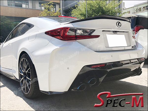 JPM VR Carbon Fiber Trunk Spoiler Wing for 2015-2019 Lexus RCF RC-F CF ...