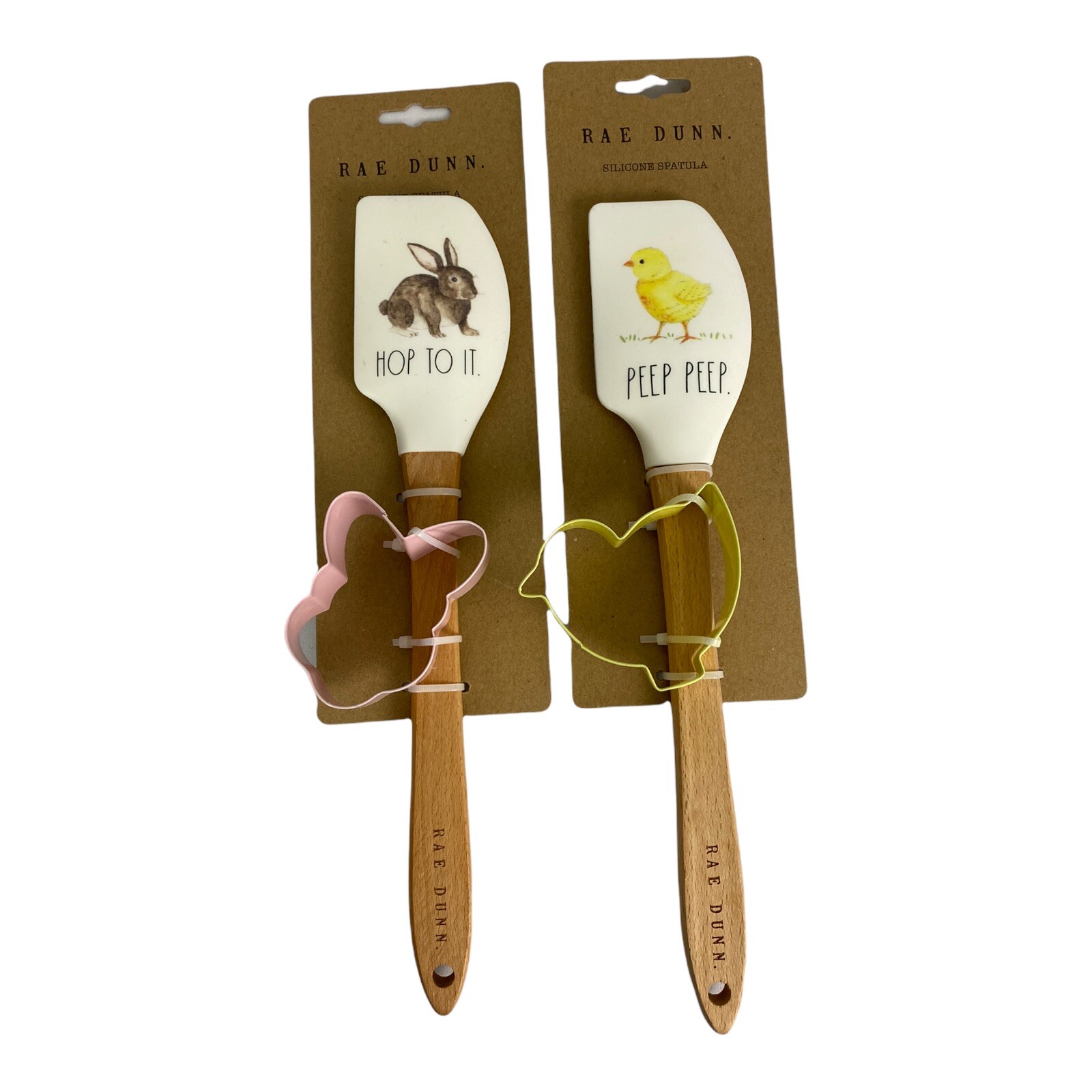 Rae Dunn PEEP PEEP Hunny Bunny Set of 4 Easter Spatulas & Cookie ...