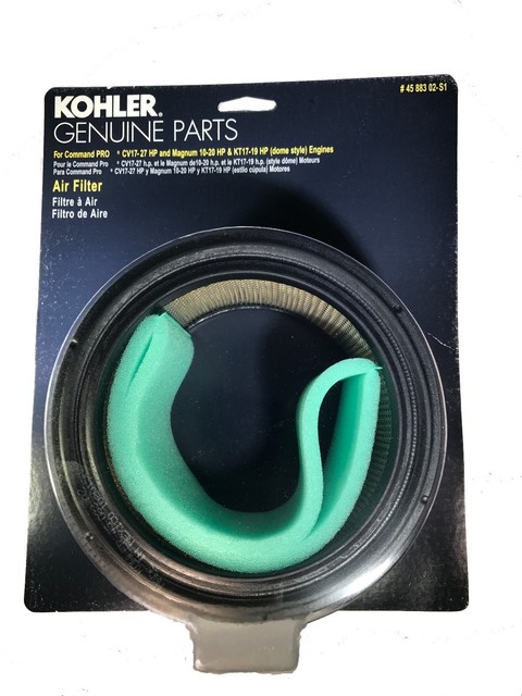 Genuine Kohler Part #45 883 02 - S1 Air Filter Kit for sale online | eBay