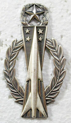 US Air Force Command Missile Operations Large Oxidized Badge Insignia ...