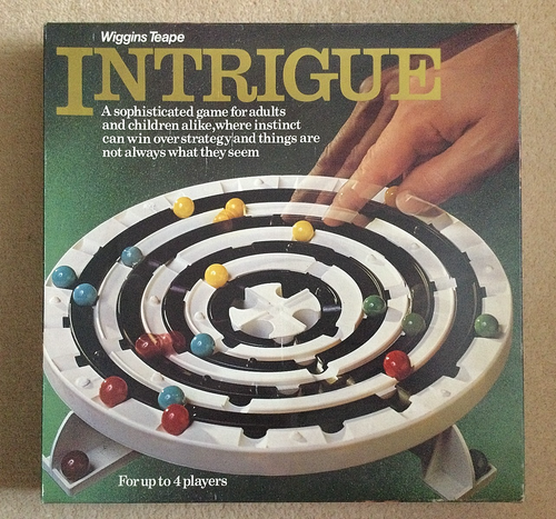 Rare / Vintage INTRIGUE Wiggins Teape Board Game -Clean Complete Boxed ...