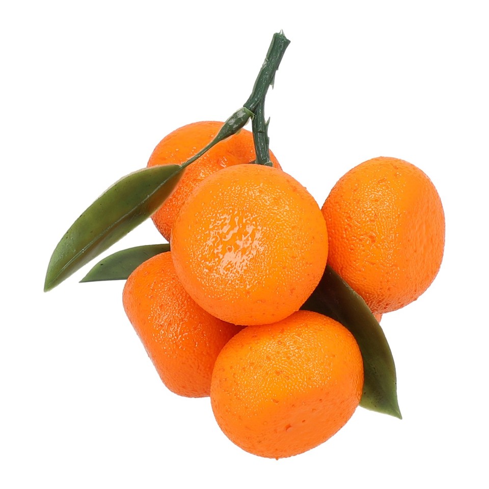 Restaurant Tangerine Artificial Display Fake Kitchen Orange Parts Props ...