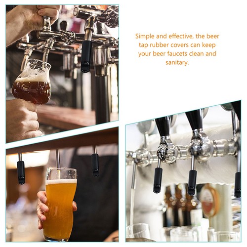 12 Pcs Beer Faucet Tap Rubber Caps Plugs Protective Covers for Bar ...