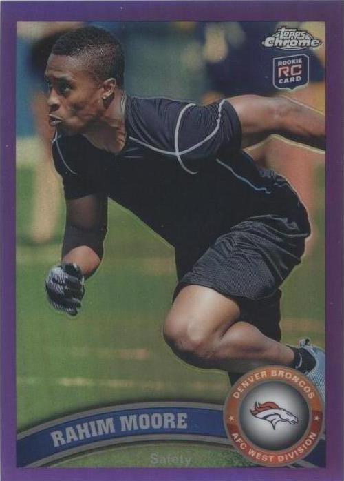 2011 Topps Chrome - Rahim Moore #44 Purple Refractor /499 (RC) for sale ...