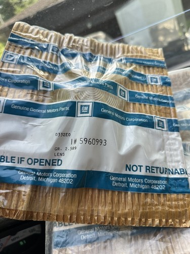 68-69 C3 Corvette Parking/Turn Signal Lenses-GM #5960993--1 Pair- NOS ...