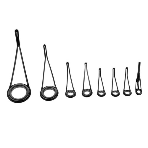 8pcs Fishing Rod Tips Replacement Parts Rod Guides Rings | eBay UK