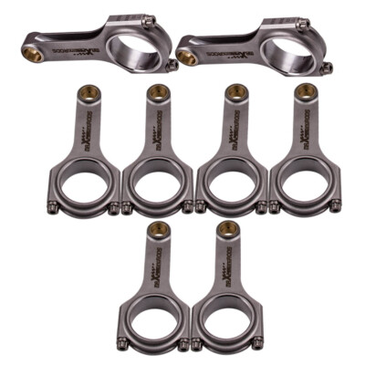 Racing H-Beam Connecting Rods for Chevy Small block SBC 6.000" 2.100 ...