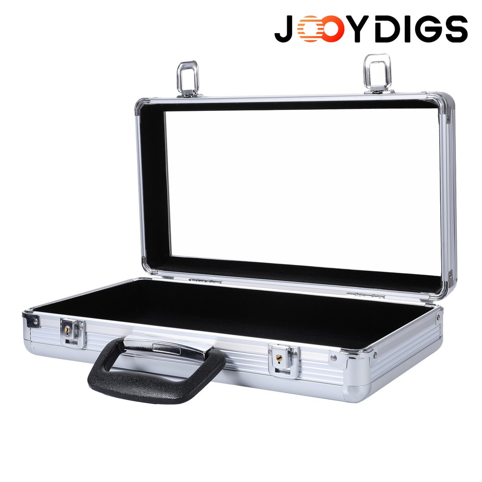 Locking Aluminum Acrylic Display Case w/ Keys Trade Show Case Card ...