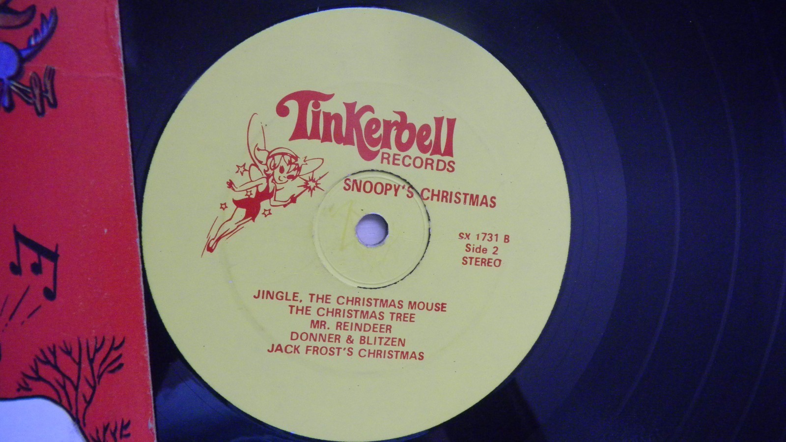 Tinkerbell Record's SNOOPY'S CHRISTMAS LP SX 1731 70s | eBay
