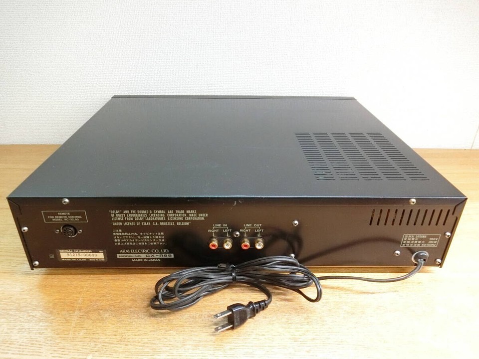 [ Junk ] AKAI GX-R99 3 Head Stereo Cassette Deck | eBay