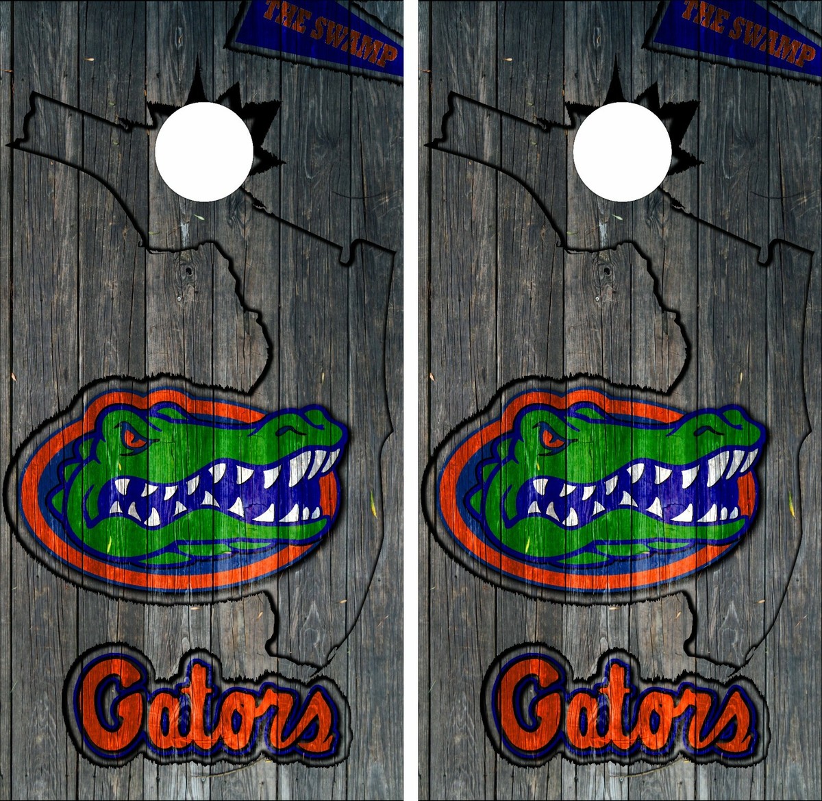 Florida Gators Cornhole Board Decals
