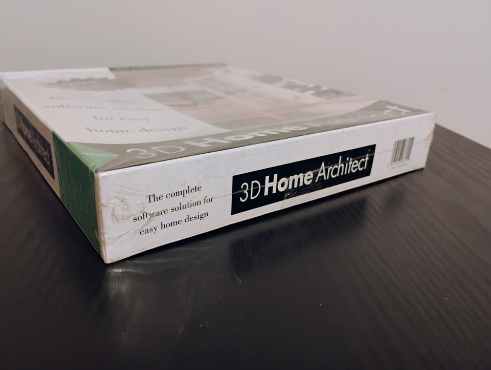 Broderbund 3D Home Architect Windows CD-ROM Big Box Sealed New | eBay