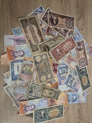 100 PIECES WORLDWIDE BANKNOTES COLLECTOR'S LOT N:A18 | eBay