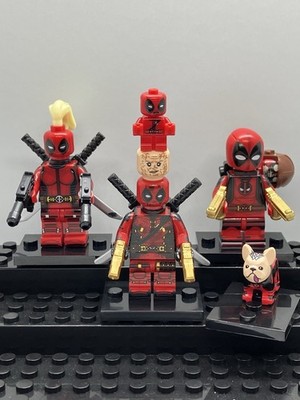 Custom Lego Deadpool Family Mini Figure Set | eBay