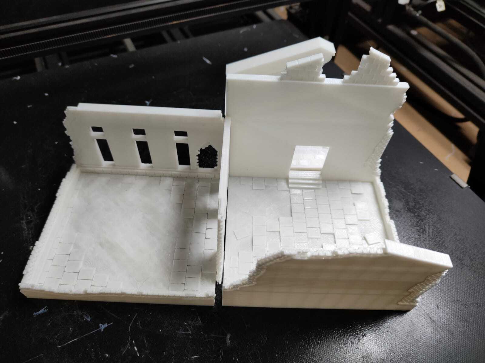 Diorama Courthouse Ww2 1:72 Models Kits Military Building DIY wargame ...