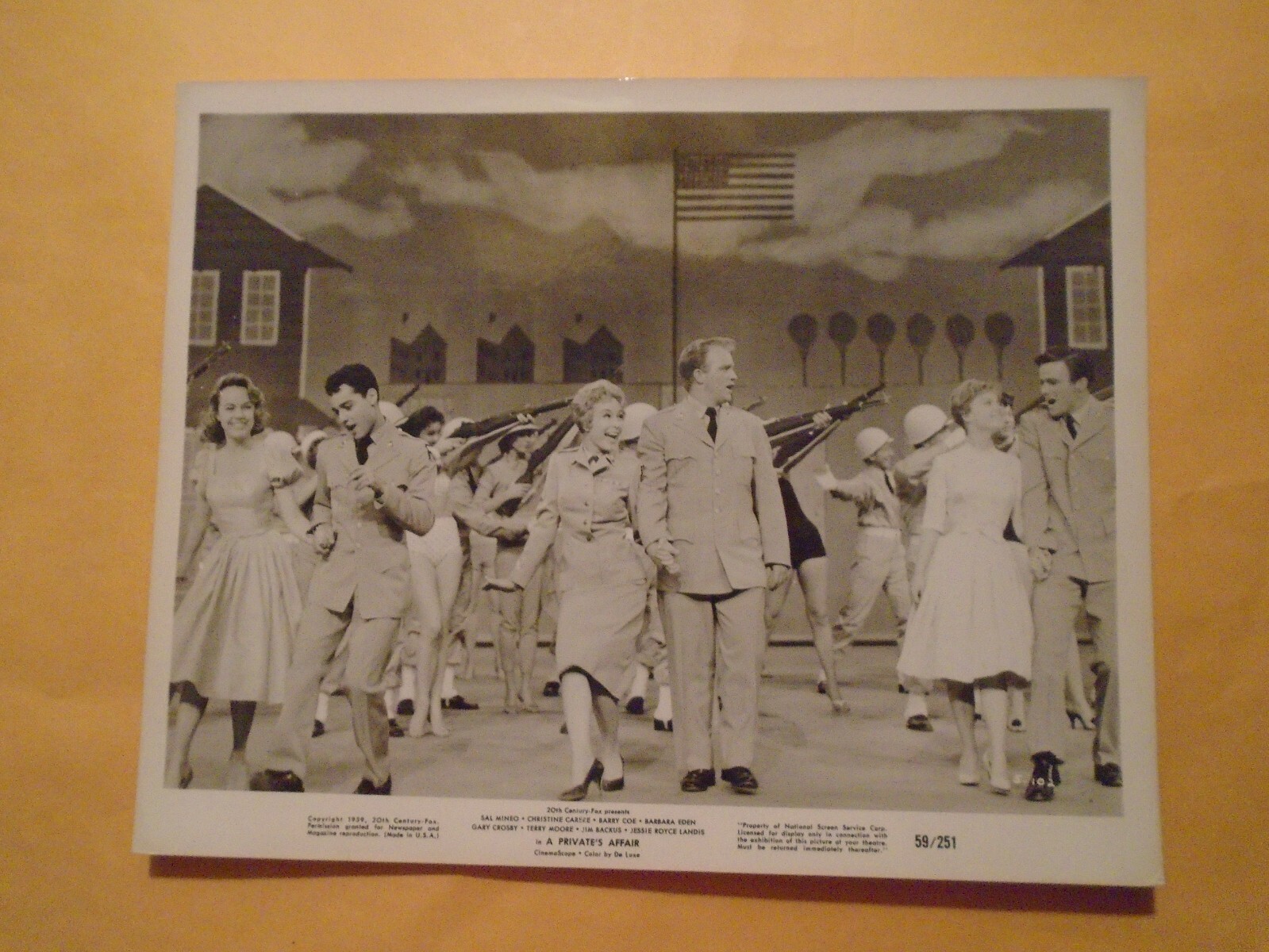 BARBARA EDEN SAL MINEO TERRY MOORE ORIGINAL VINTAGE glossy b&w movie ...