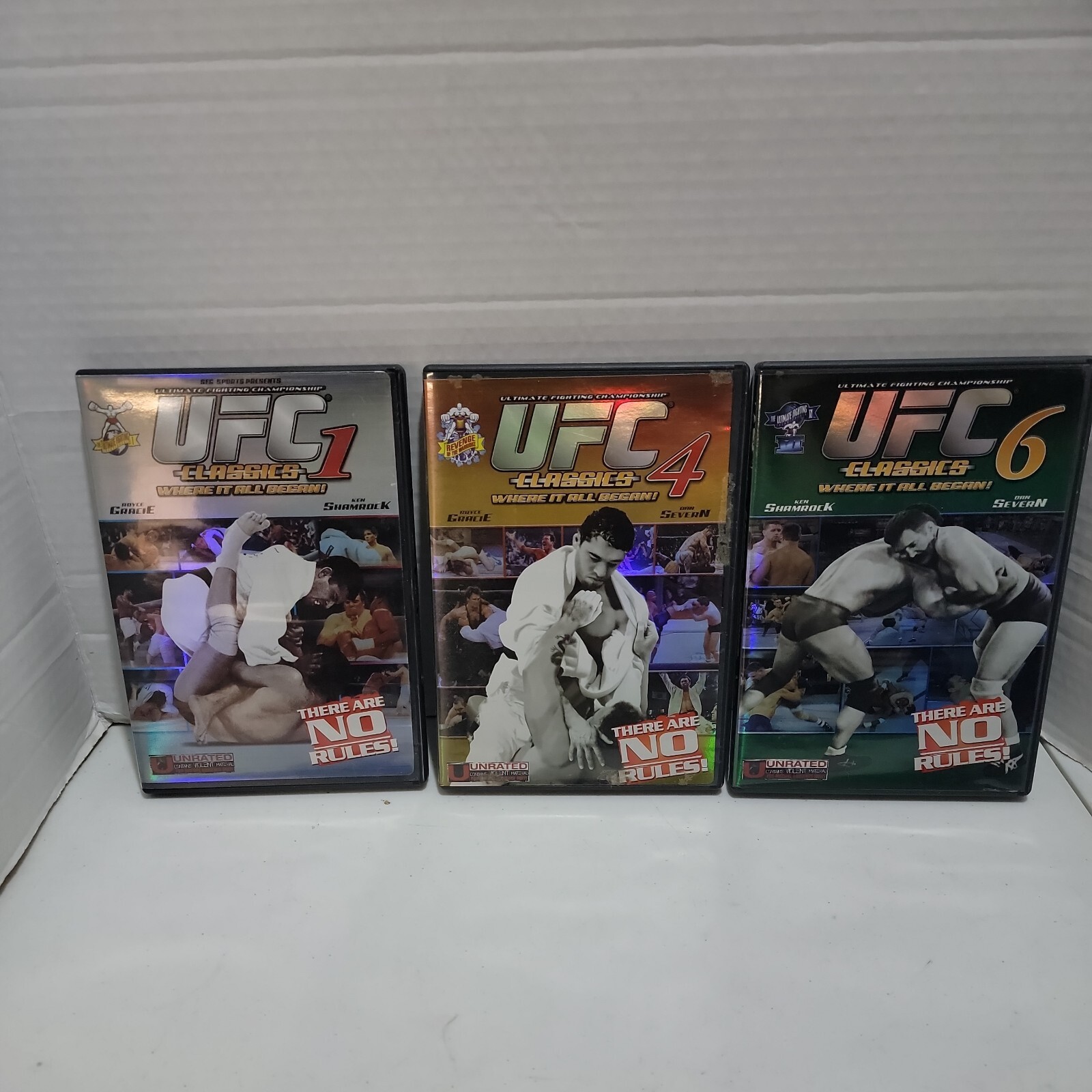UFC Classics lot of 3 DVDs 1, 4 & 6 31398192305 | eBay
