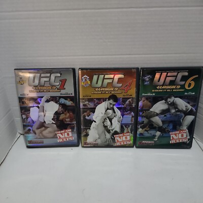 UFC Classics lot of 3 DVDs 1, 4 & 6 31398192305| eBay