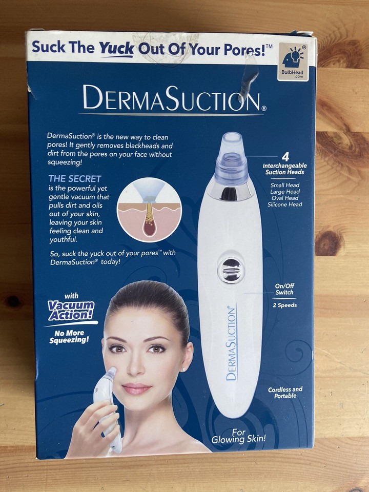 BulbHead DermaSuction Derma Suction Pore Cleaning Device With Vacuum ...